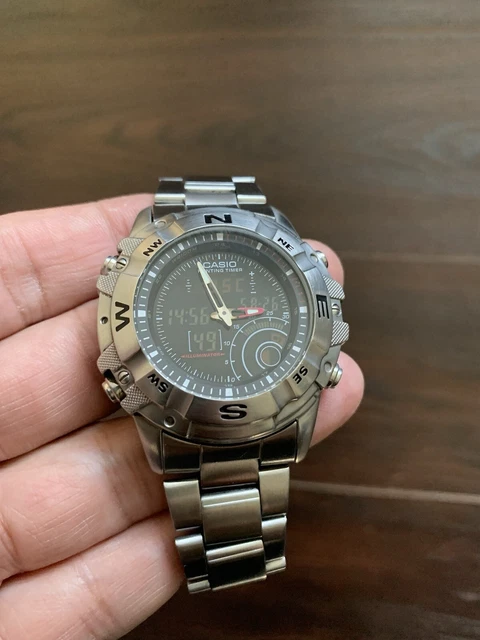 CASIO AMW 705 Hunting Timer Vintage Watch Excellent Condition £127.00 ...