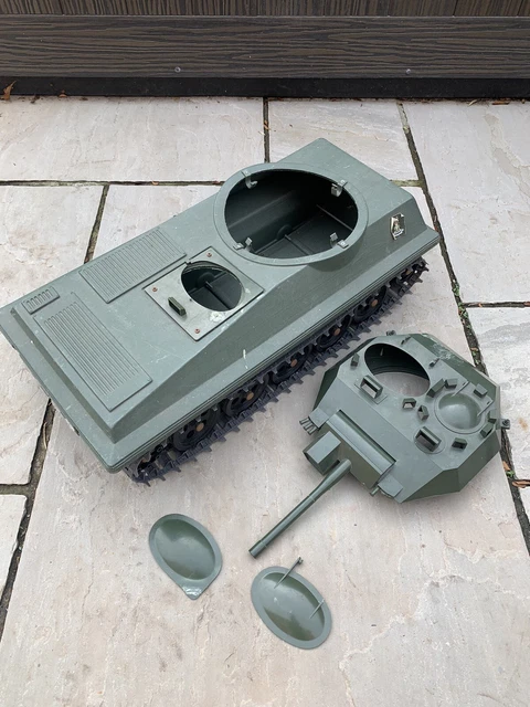 VINTAGE PALITOY ACTION Man British Army Scorpion Tank - Needs Repairs £ ...