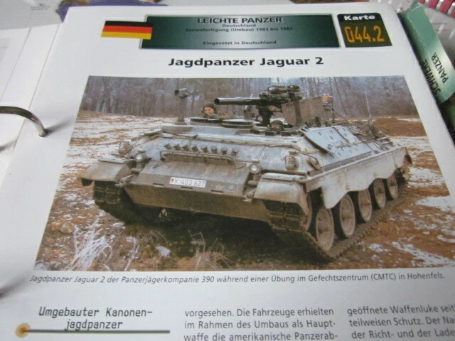 MILITÄRFAHRZEUGE ARCHIV LEICHTE Panzer 44.2 Jagdpanzer Jaguar 2 2S ...