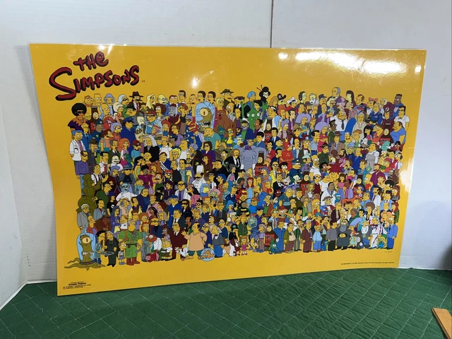 THE SIMPSONS CHARACTERS Poster 2000 - Scorpio Posters #521 - Bart ...