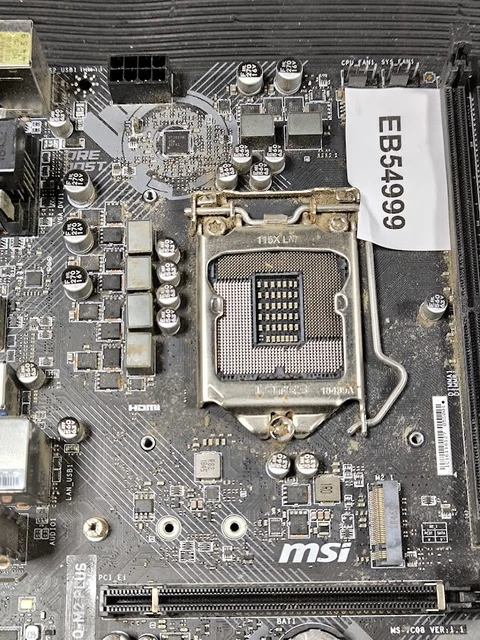 MSI B250M PRO-VD PLUS Motherboard - Not Working, No I/O Shield £20.93 ...