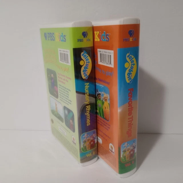 PBS KIDS VHS Tapes Teletubbies Favorite Things & Nursery Rhymes £10.64 ...