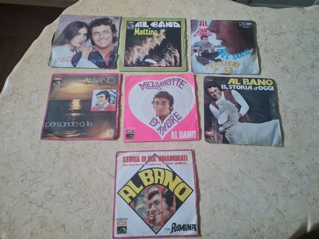 AL BANO E ROMINA POWER Albano 45 giri vinile - LOTTO 45 Giri DISCO 7 ...