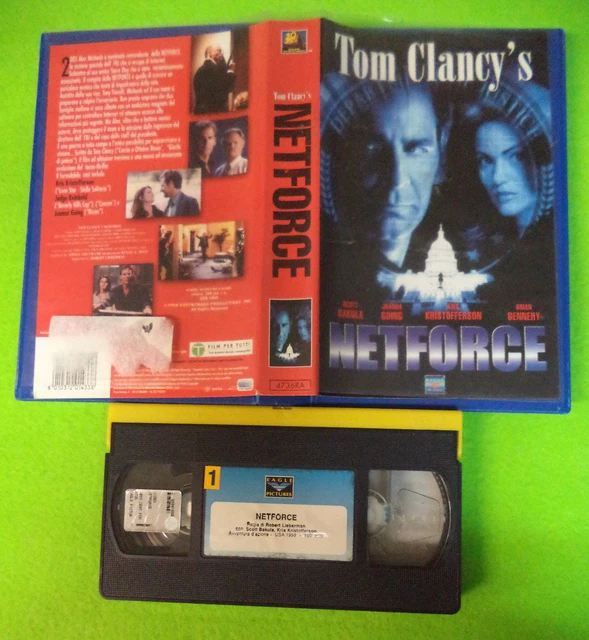 VHS FILM TOM CLANCY'S NETFORCE Scott Bakula Joanna Going Donnehy (F132 ... VHS FILM TOM CLANCY'S NETFORCE Scott Bakula Joanna Going Donnehy (F132 ...