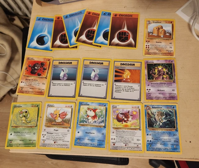 LOT CARTE POKÉMON 2nd édition 1999 TBE cartes FR VF francaise EUR 17,50 ...