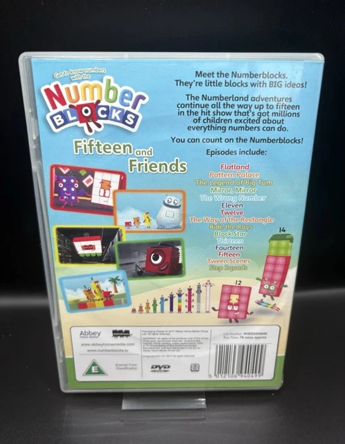 NUMBERBLOCKS FIFTEEN & Friends Vol 4 DVD - Number Blocks *RARE* Great ...
