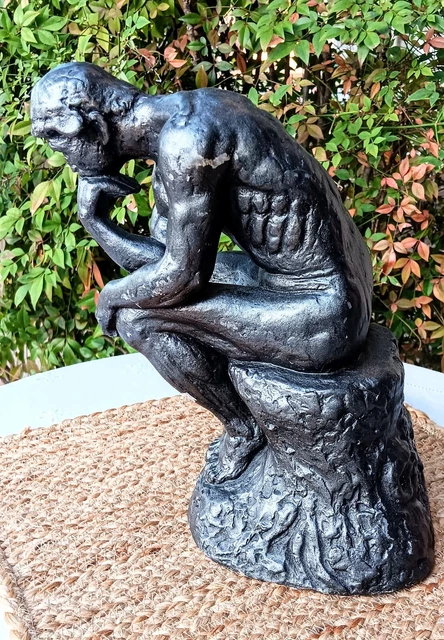 RARE AUSTIN PRODUCTIONS 1963 “The Thinker" Statue Pottery Sculpture £74 ...
