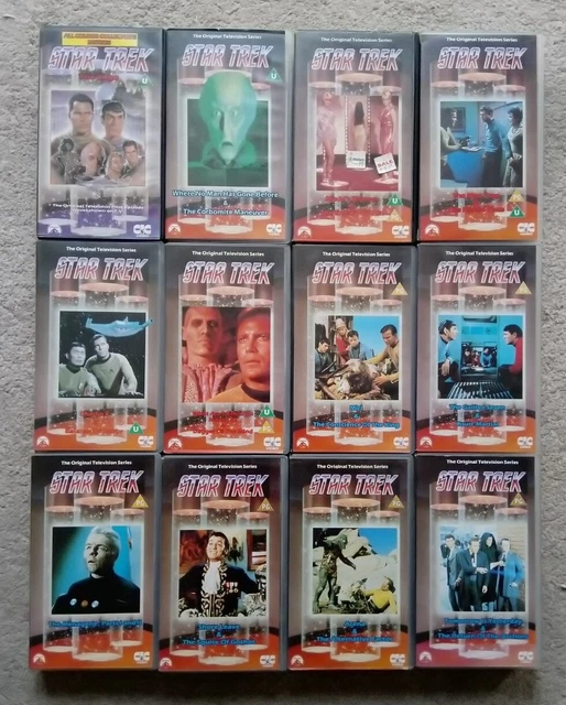 37 X STAR Trek Original Series VHS Tapes Episodes 1 (Rare Pilot) - 76 ...