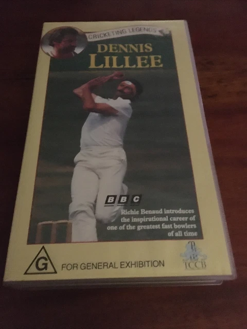 CRICKETING LEGENDS DENNIS Lillee Bbc Vhs Video $15.00 - PicClick AU