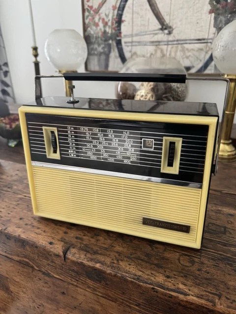 RARE VINTAGE SOVIET Portable Radio VEF 10 Transistor USSR 1960s ...