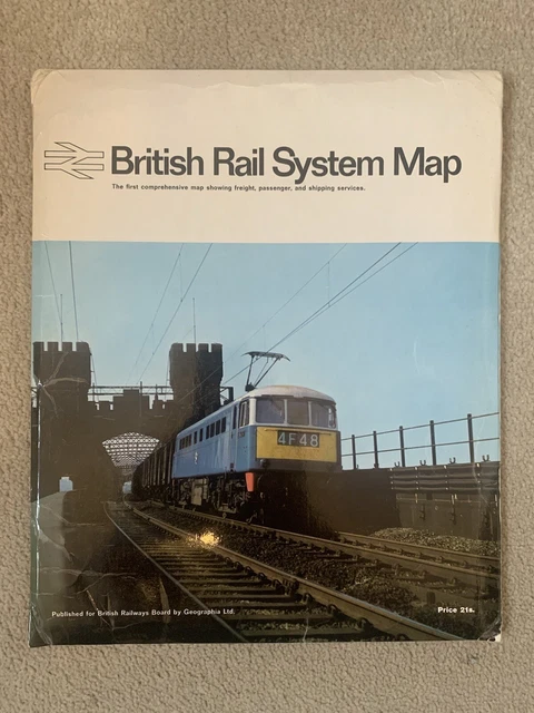 British Rail System Map FOR SALE! - PicClick UK