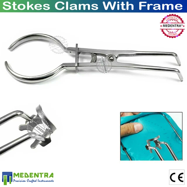 MEDENTRA® PROFESSIONAL STOKES Clamp Rubber Dam Forceps Restorative ...