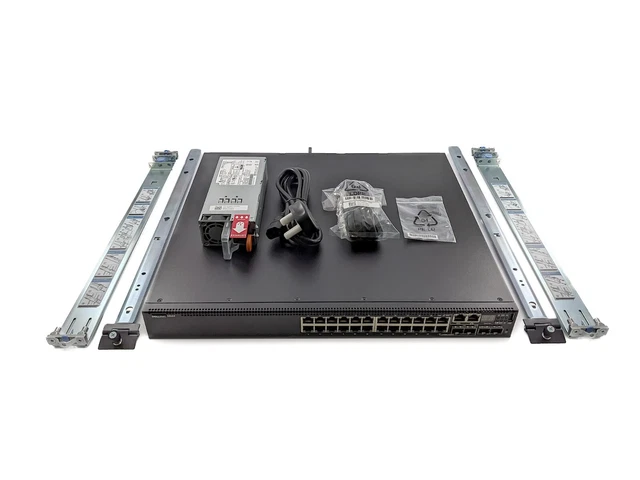 DELL POWERSWITCH S3100 S3124 Network 24 port Managed Ethernet Switch £ ...