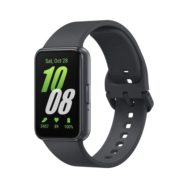 SAMSUNG GALAXY FIT3, Smart Watch, Fitness Tracker, Grey, Screen Scratch ...