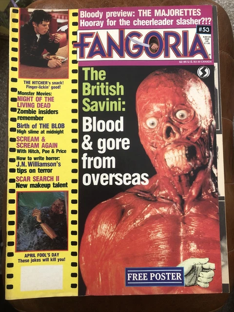 FANGORIA #53 HORROR Monster Magazine With Free Poster May 1986 £4.95 ...