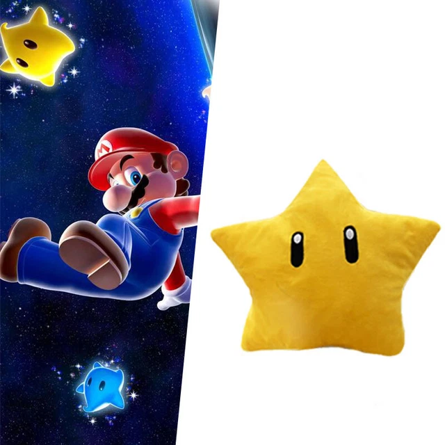 SUPER MARIO YELLOW Star Plush Toy 30cm Short Furry Figure £7.46 ...