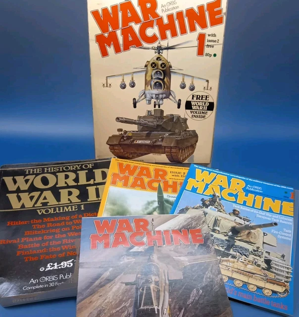 VINTAGE 1983 WAR MACHINE ~ WW2 Weapons ~ Collection of Magazine ...