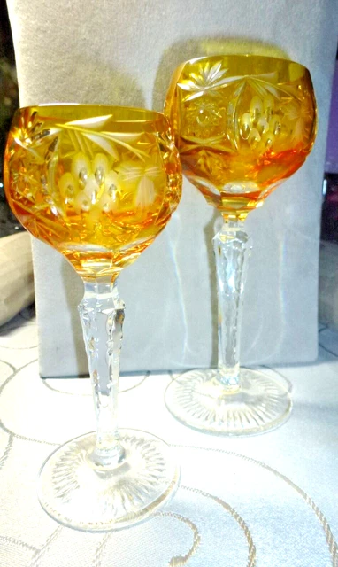 TRAUBE 2 BEZAUBERNDE Nachtmanngläser sign. ca. 11 u. 14 cm EUR 39,90 ...