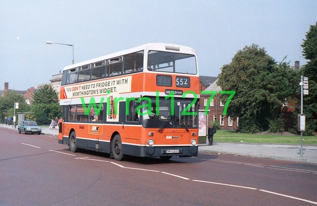 ORIGINAL BUS PHOTOGRAPHIC negative GM Buses North Fleetline 4972 ...
