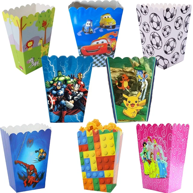 PRINCESSE JUNGLE SPIDERMAN Football Cars Pokemon Briques Fête Popcorn ...