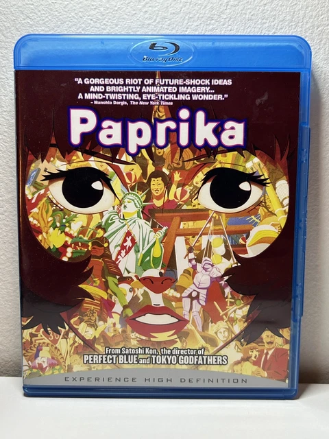 PAPRIKA BLU-RAY (2007, Sony Pictures Classics) Satoshi Kon Anime Movie ...