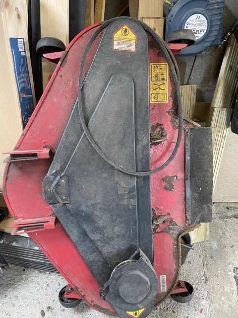 COUNTAX RIDE ON mower cutting deck shell 48" triple things that shorten ...