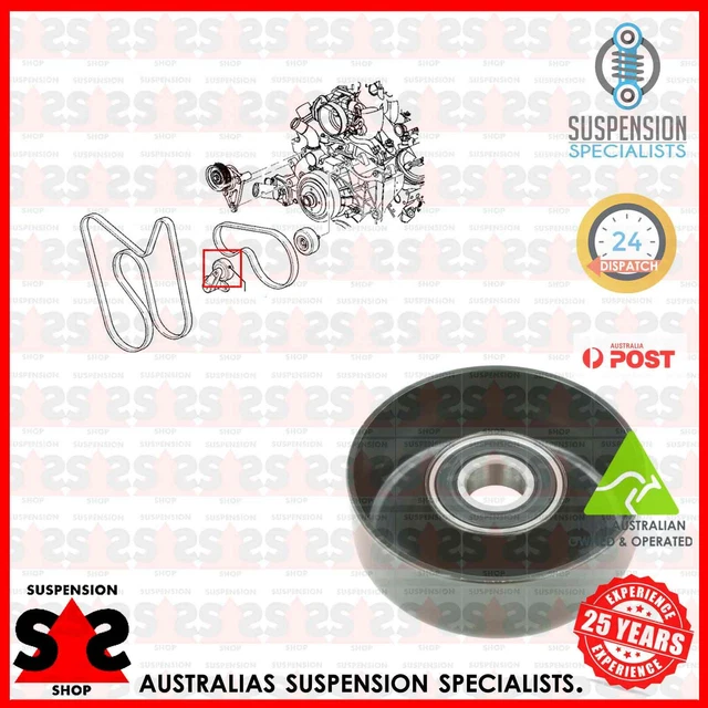 TENSIONER PULLEY, V-RIBBED Belt Suit CHEVROLET Silverado 1500 5.3 AWD ...