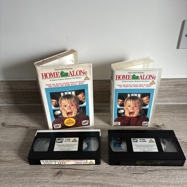 HOME ALONE : RARE BIG BOX VHS / EX RENTAL & Standard Size Case VHS £24. ...