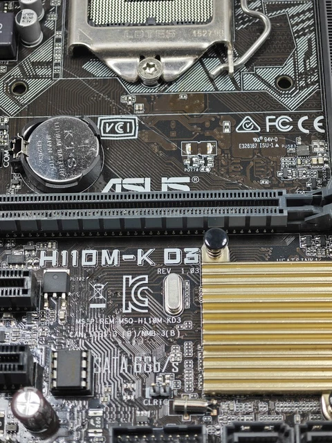 ASUS H110M-K D3 Motherboard - Used, Fully Functional £46.66 - PicClick UK
