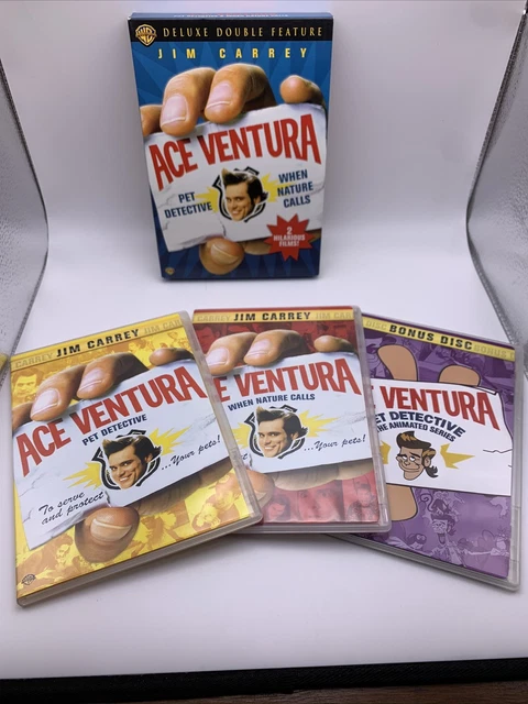 ACE VENTURA - Deluxe Double Feature - DVD 3-disc set - Jim Carrey ...