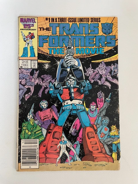 TRANSFORMERS THE MOVIE Complete Marvel Comics LTD Series # 1 2 3 FN 17 ...