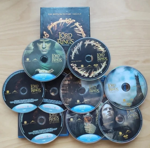 THE LORD OF the Rings Trilogy Blu-ray 6 Disc Set PLUS 3 DISC DIGITAL ...