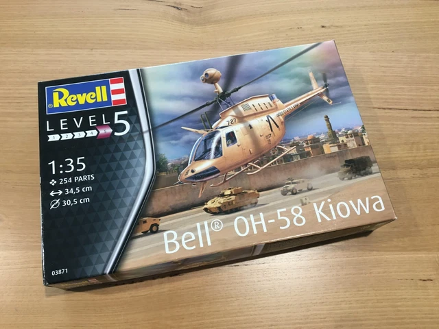 1/35 SCALE REVELL Bell OH-58 Kiowa Model Helicopter Kit EUR 15,35 ...