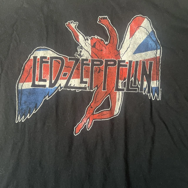 T-SHIRT LOGO LED Zeppelin Icarus rouge blanc et bleu XL EUR 17,71 ...