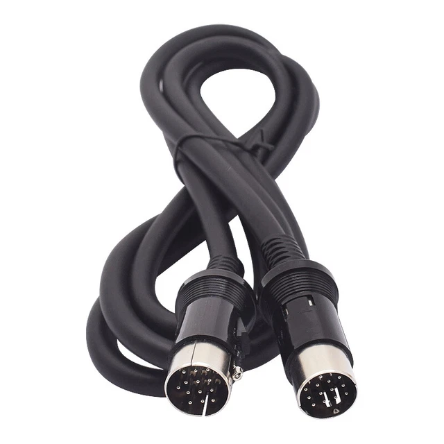 4.9FT/1.5M 13 PIN Din MIDI Cable Cord for Brian Moore C90P.13 Guitars £ ...