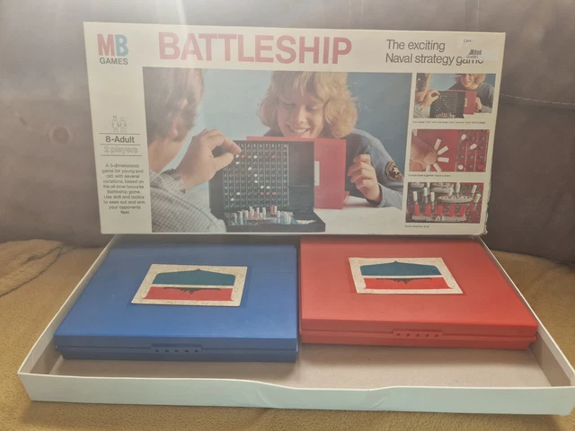 VINTAGE MB GAMES Battleship Complete Board Game 1970s Retro Strategy £ ...