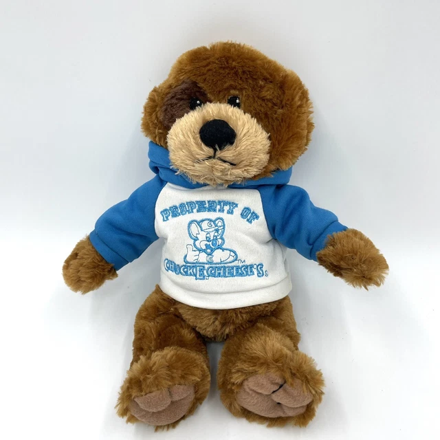 CHUCK E CHEESE Good Stuff Teddy Bear Property Of Blue Hoodie Plush 13 ...