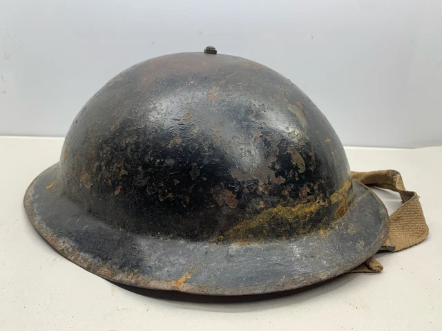ORIGINAL BRITISH ARMY Mk1* Brodie Helmet - WW1 / WW2 Combat Helmet £34. ...