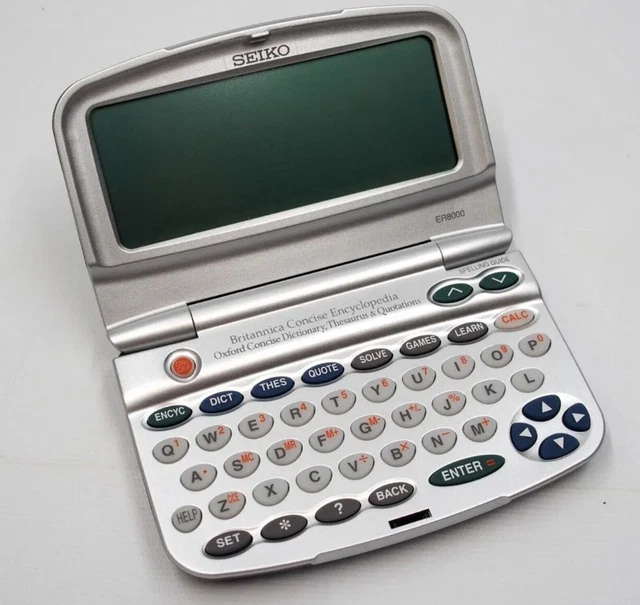 SEIKO BRITANNICA CONCISE Encyclopedia Plus Dictionary, Thesaurus ...