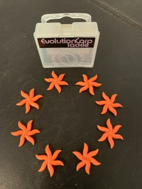 FAKE MAGGOTS BY Evolution carp tackle - Maggot Clusters - Orange £2.95 ...