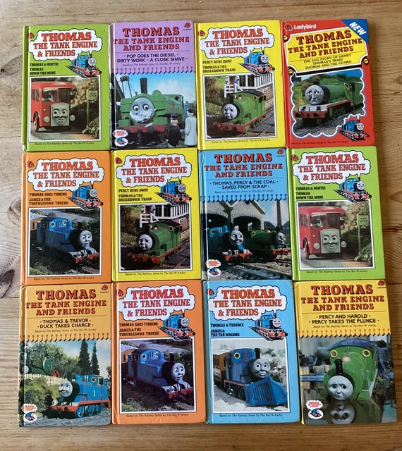 LADYBIRD USED VINTAGE Thomas The Tank Engine Book Bundle X12 80s The ...
