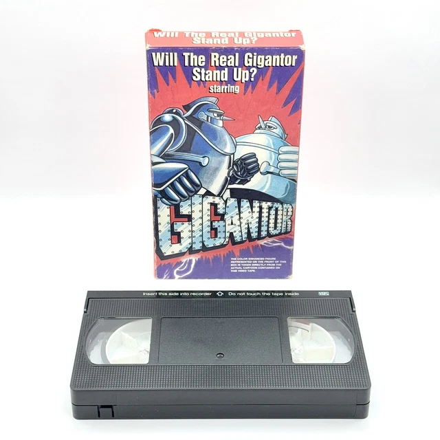 GIGANTOR VHS 1987 Will The Real Gigantor Stand Up B&W 1964 Anime ...