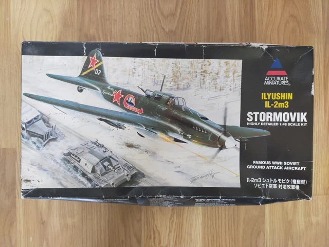 ILYUSHIN IL-2M3 STORMOVIK Accurate Miniatures | No. 3407 | 1:48 (spares ...