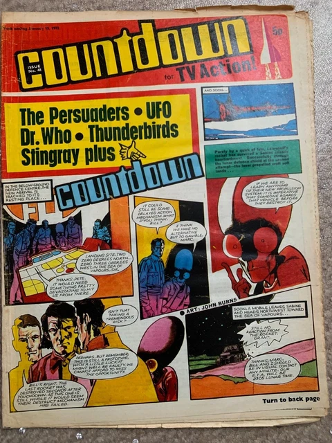 COUNTDOWN FOR TV Action! (1972) Doctor Who UFO Stingray EUR 11,54 ...
