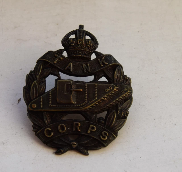 WW1, THE TANK Corps "KC" ~ British Military Cap Badge. £8.99 - PicClick UK