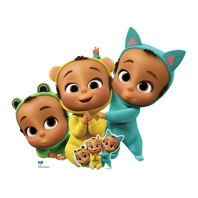 THE TRIPLETS FROM Boss Baby Official Cardboard Cutout with Free Mini ...