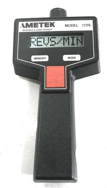 AMETEK MULTI RANGE Tachometer Model 1726 - Free shipping $44.99 - PicClick