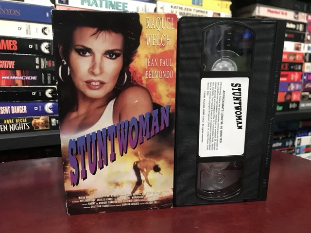 STUNTWOMAN (VHS, 1994) Raquel Welch • Jean Paul Belmondo • RARE HTF £13 ...