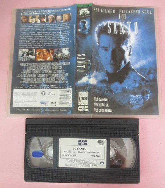 VHS FILM IL SANTO Val Kilmer Elisabeth Shue 1998 PARAMOUNT PVS*70674(F163)no*dvd EUR 2,99 ...