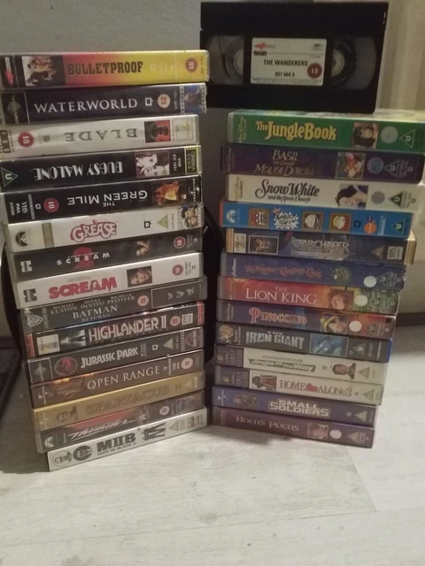 VHS TAPE JOBLOT - retro VHS video cassette tapes / job lot/bundle £31. ...